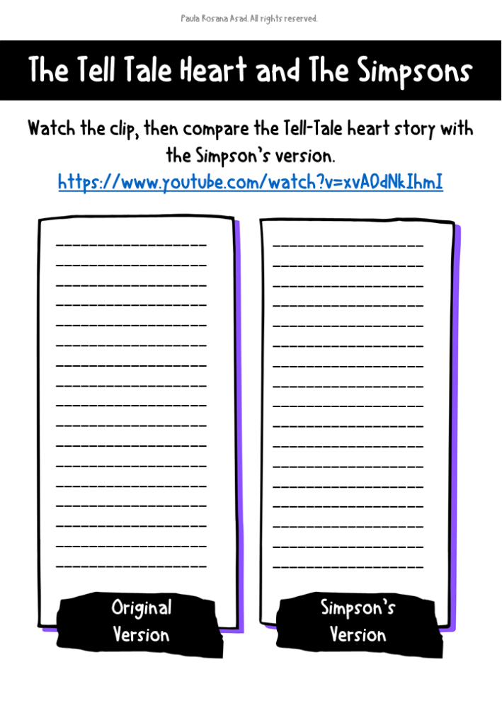 The Tell Tale Heart Edgar Allan Poe Literature - The Resourceful ...