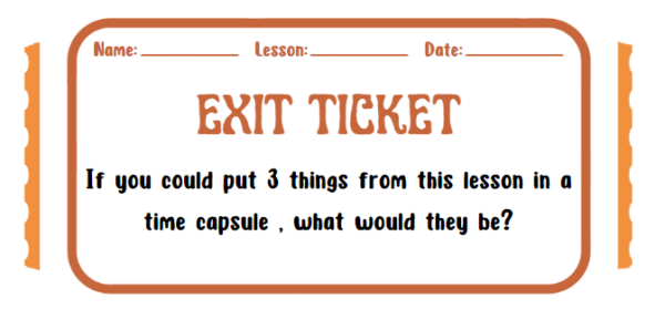 Exit tickets - The Resourceful English Teacher