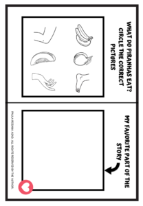 Piranhas Don’t Eat Bananas Book Companion Print & Go Literacy ...