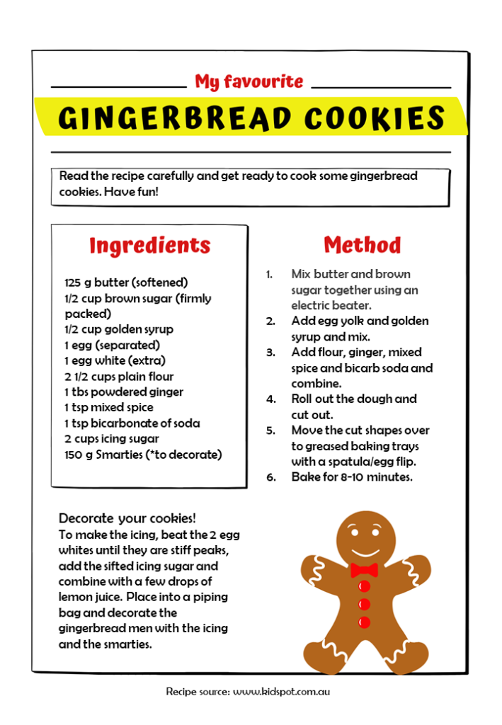 Gingerbread Man Story Activities Book Companion - The Resourceful ...