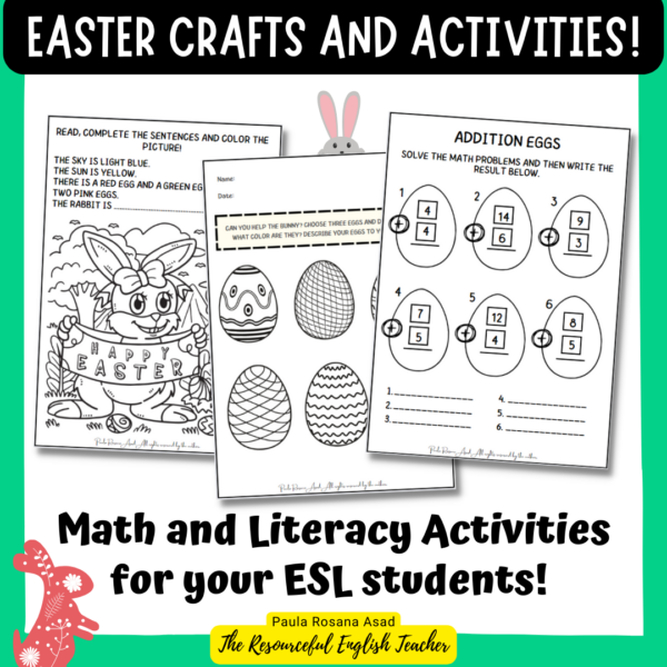 Celebrate Easter with Fun ESL Activities - The Resourceful English Teacher