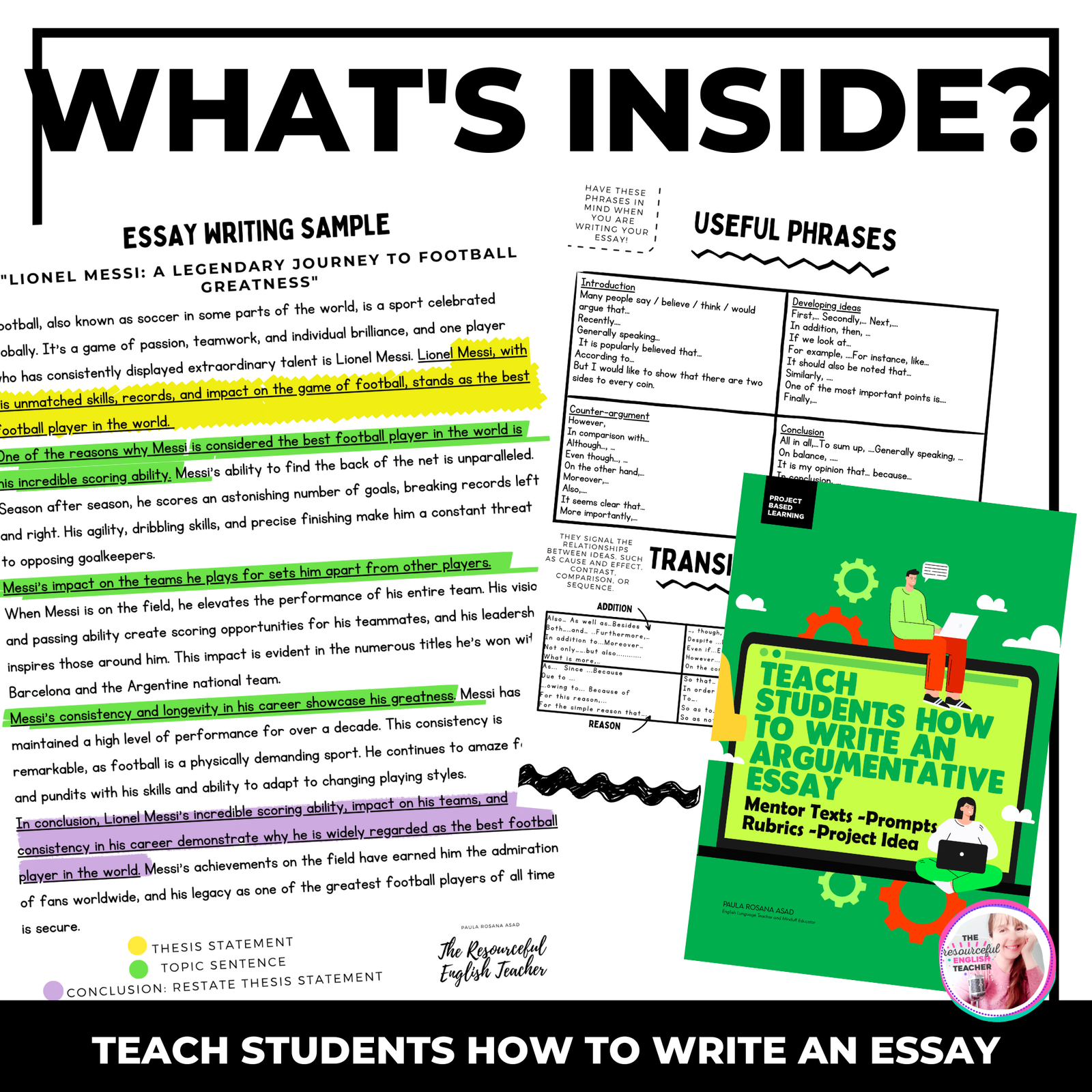 Empower Students with Argumentative Essays - The Resourceful English ...