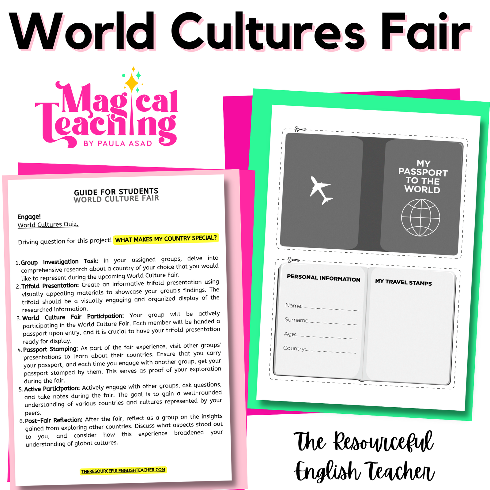 Projects for Secondary School - The Resourceful English Teacher