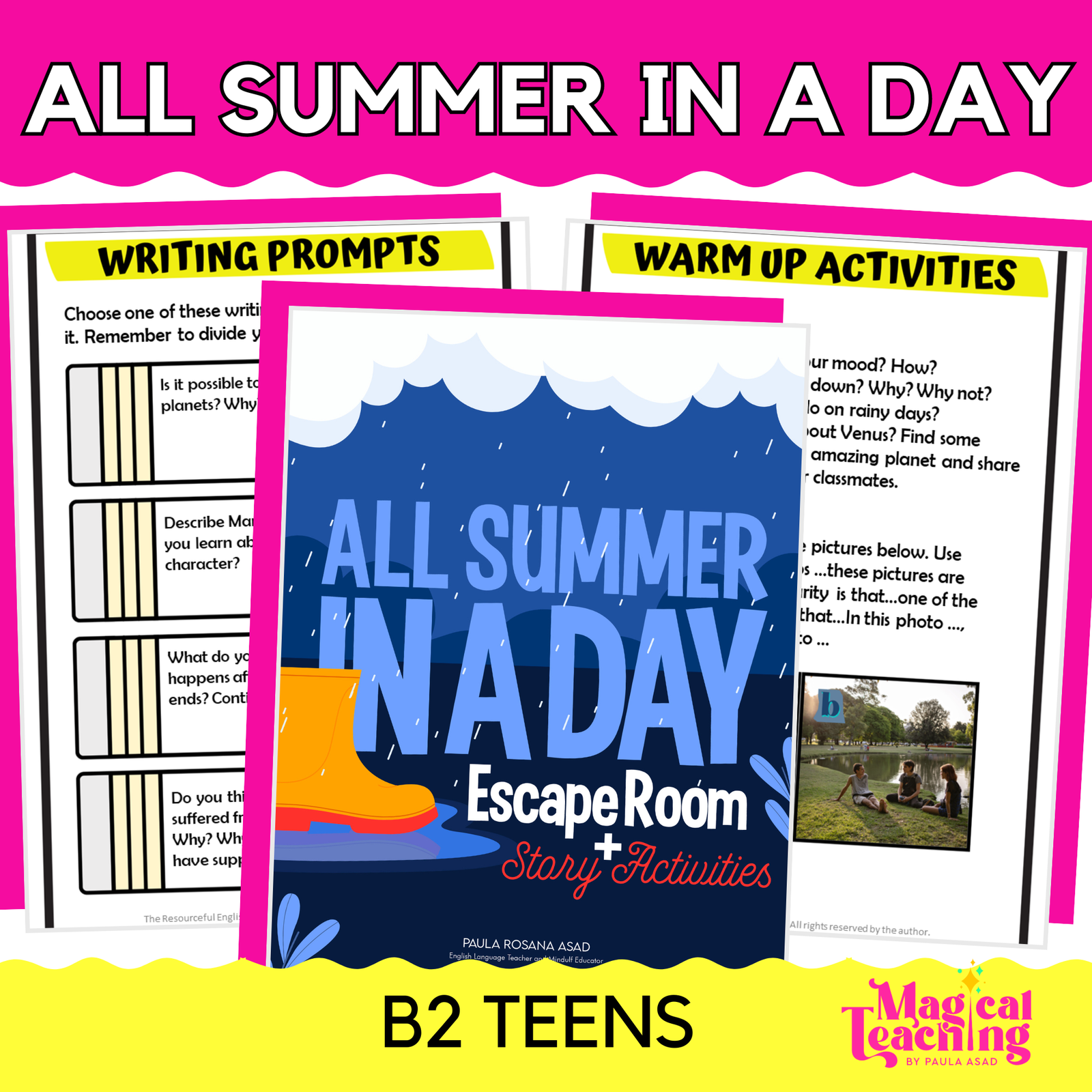 Reading Activities - The Resourceful English Teacher