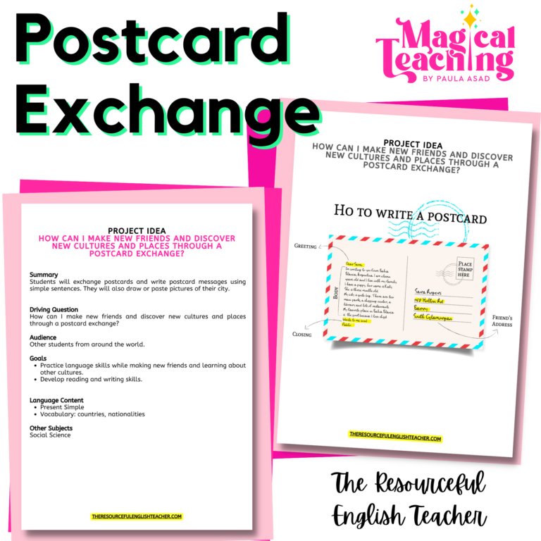 Projects Based Learning for Primary - The Resourceful English Teacher