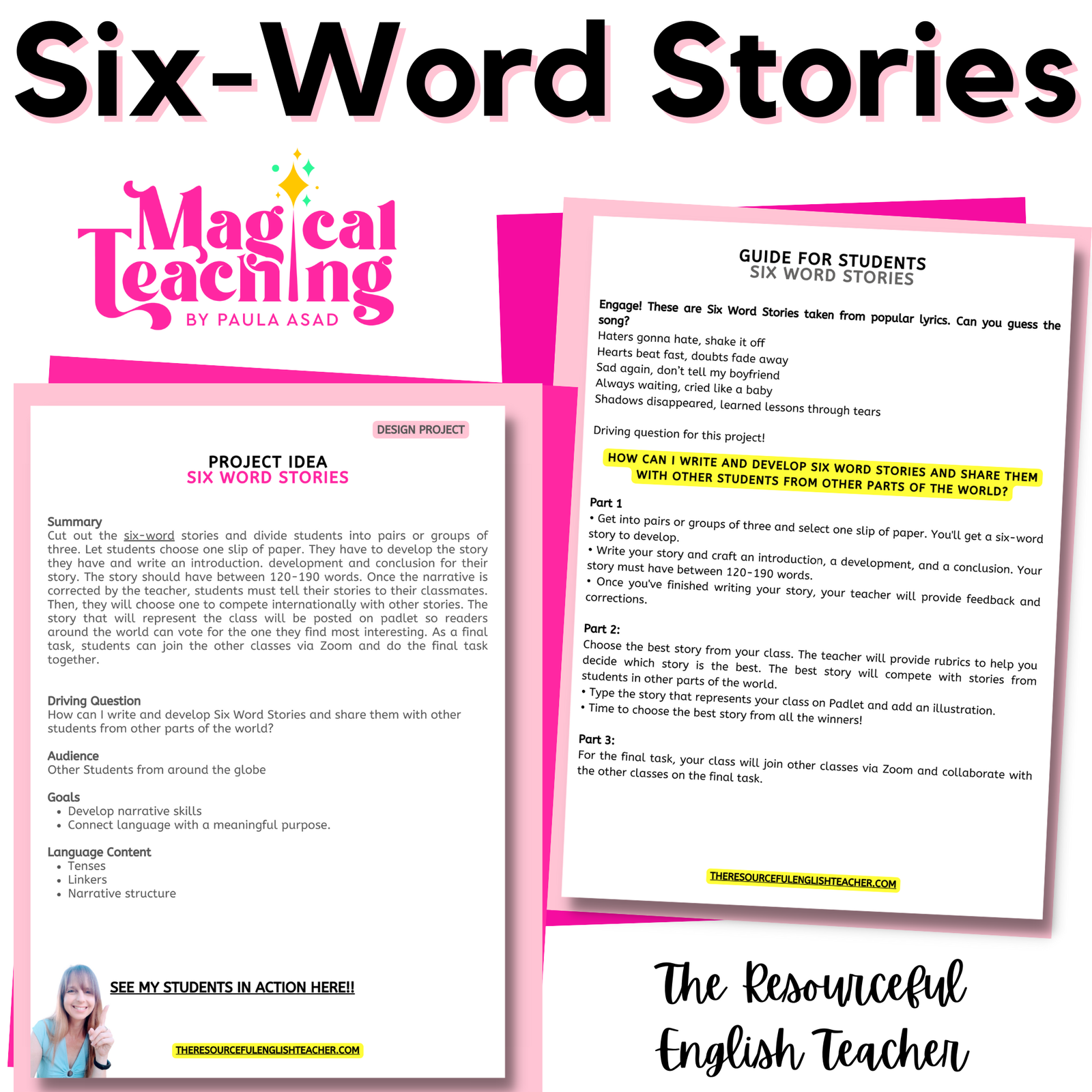 Projects for Secondary School - The Resourceful English Teacher